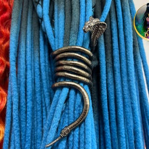 Bendable Snake Dread Tie: Flexible Hair Clip for Dreads - Etsy