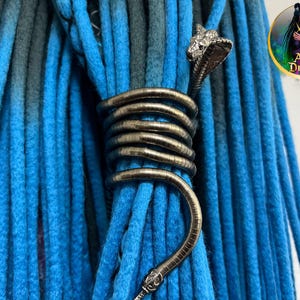 Bendable Snake Dread Tie: Flexible Hair Clip for Dreads - Etsy