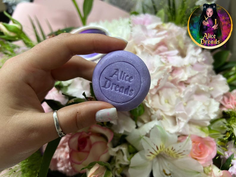 Dreadlocks Shampoo Bar "violet": for Colored Hair, for All Scalp Types ...