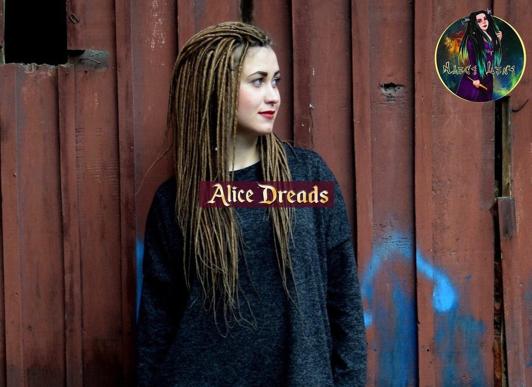 Set of Synthetic Double Ended Dreads Full Set Custom Dreads Dreadlocks ...