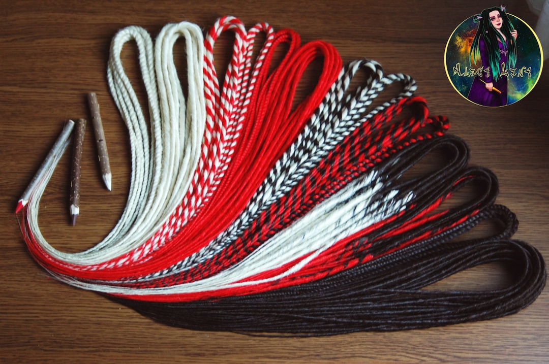 Dreadlock Extensions Set of 70 140 Ends Double Ended Synthetic Dreads ...