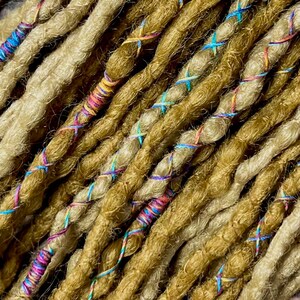 Crochet Dreads in Honey Blonde Dark Blond Sahara Colours - Etsy