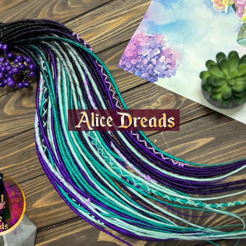 Turquoise Dreadlock Wrap - Etsy