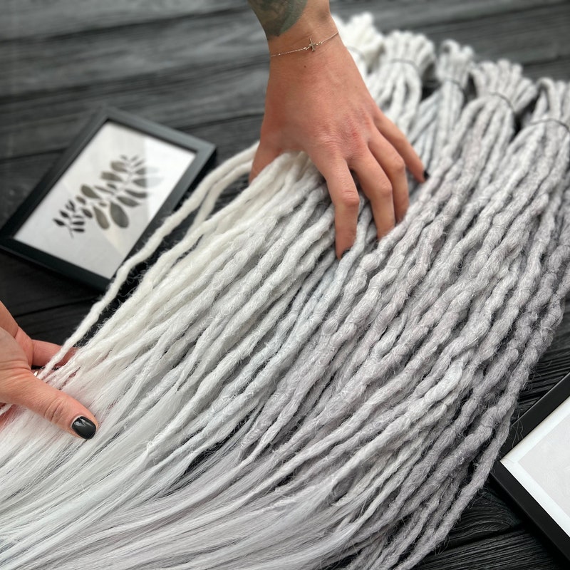 Grey Hair Extensions - Etsy