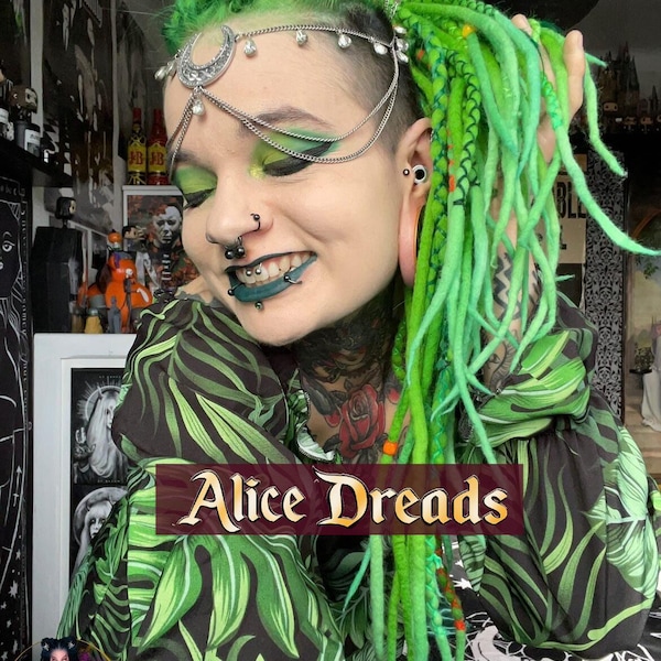 Neon Wool Dreadlocks - Etsy UK