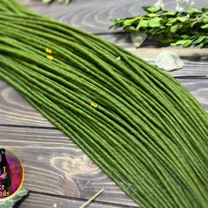 Synthetic Dreads Double Ended or Single Ended Dreadlocks "olive Tree ...