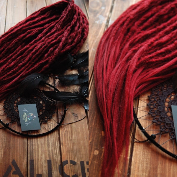 Red Hair Extensions - Etsy