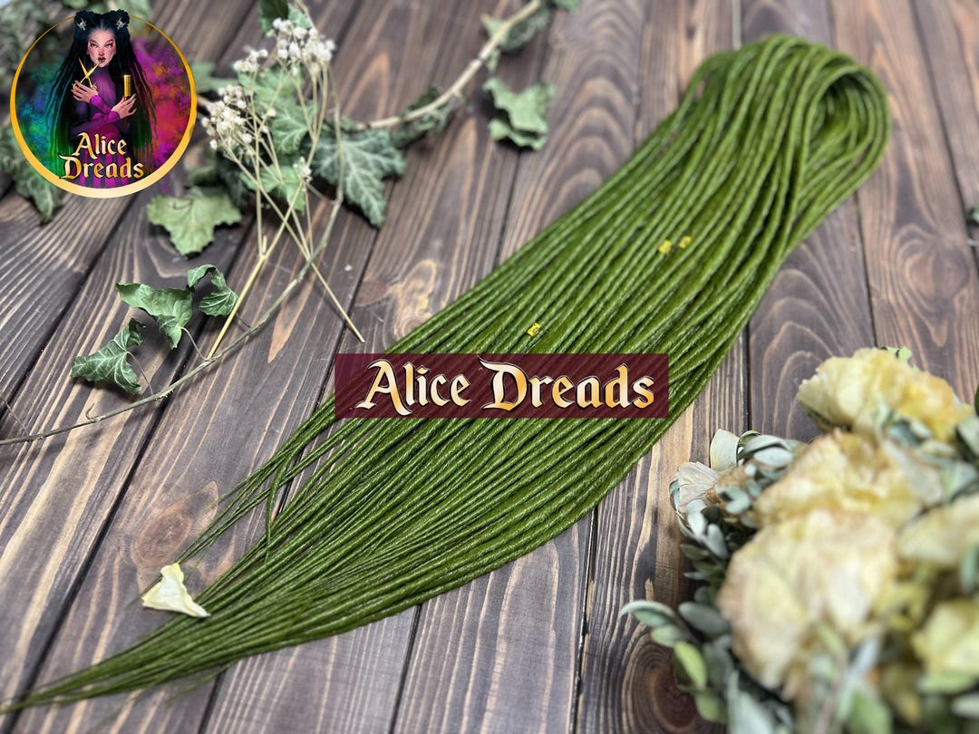 Synthetic Dreads Double Ended or Single Ended Dreadlocks "olive Tree ...