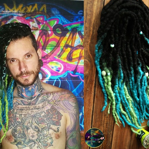 Wool Ombre Double Ended Dreadlocks DE Dreads Ginger Auburn Red - Etsy