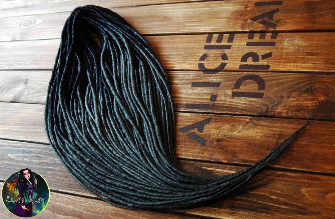 Full Set of Dreadlock Extensions Synthetic Dreads Hair Extensions ...