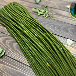 Synthetic Dreads Double Ended or Single Ended Dreadlocks olive Tree ...