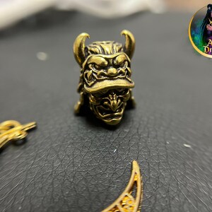 Metal Bead for Dreads Samurai Warrior Mask, Japanese Warrior, Asian ...