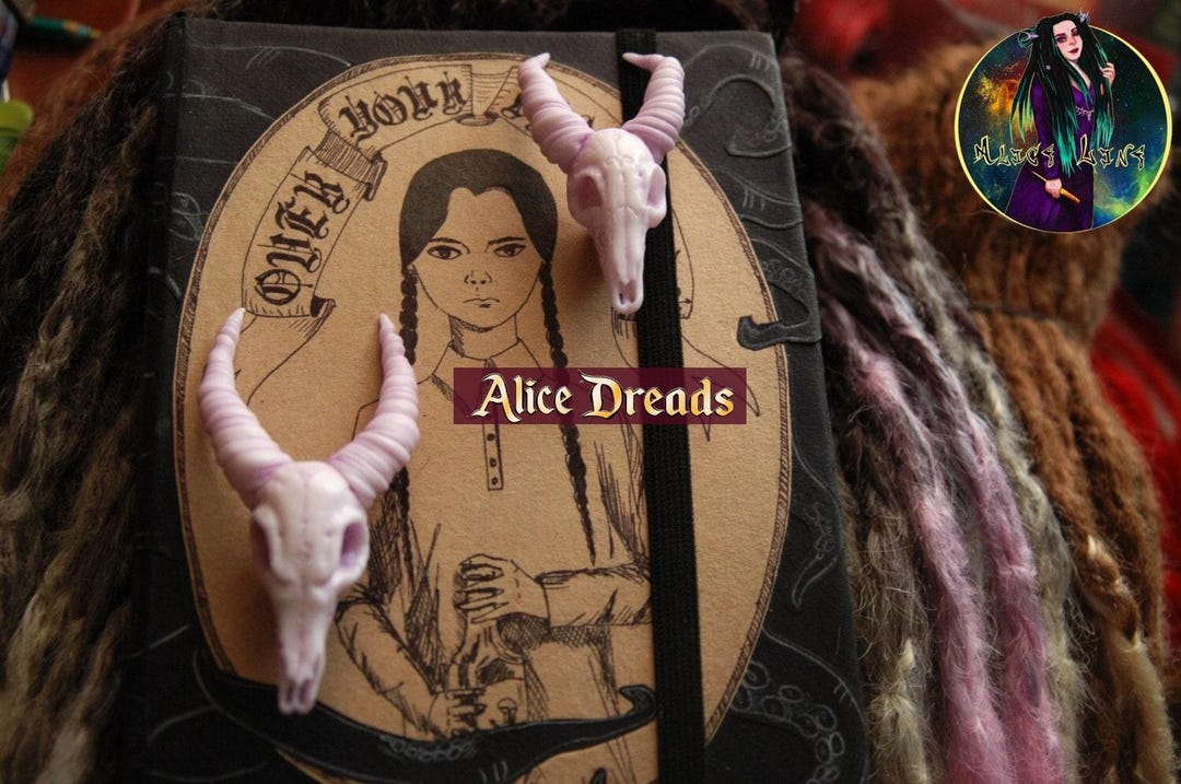 Halloween Dreadlock Extensions Skull Bead for Dreads Beads for ...