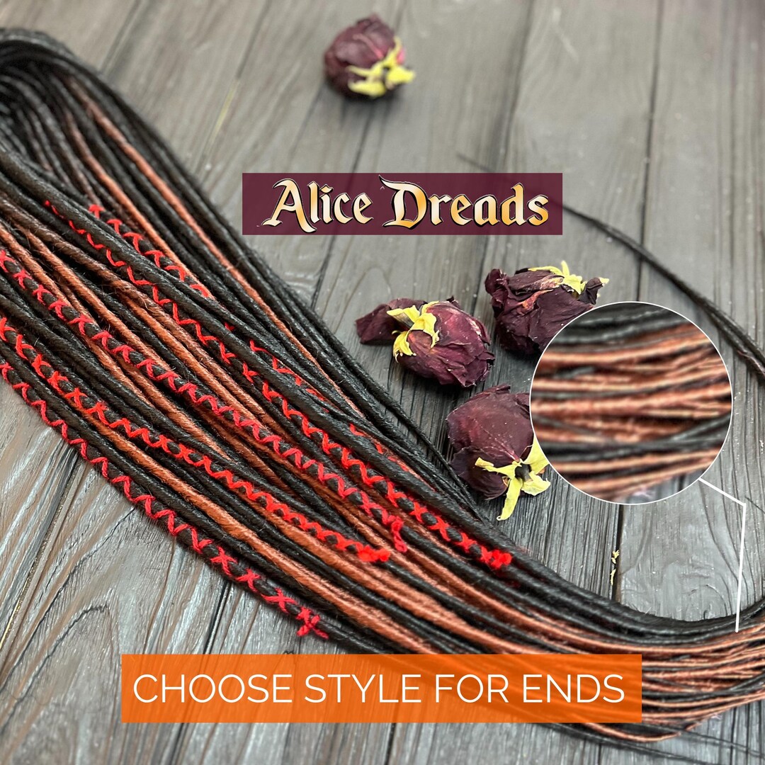 Synthetic Dreads for Halloween Party, Gothic and Fantasy Look, Orange ...