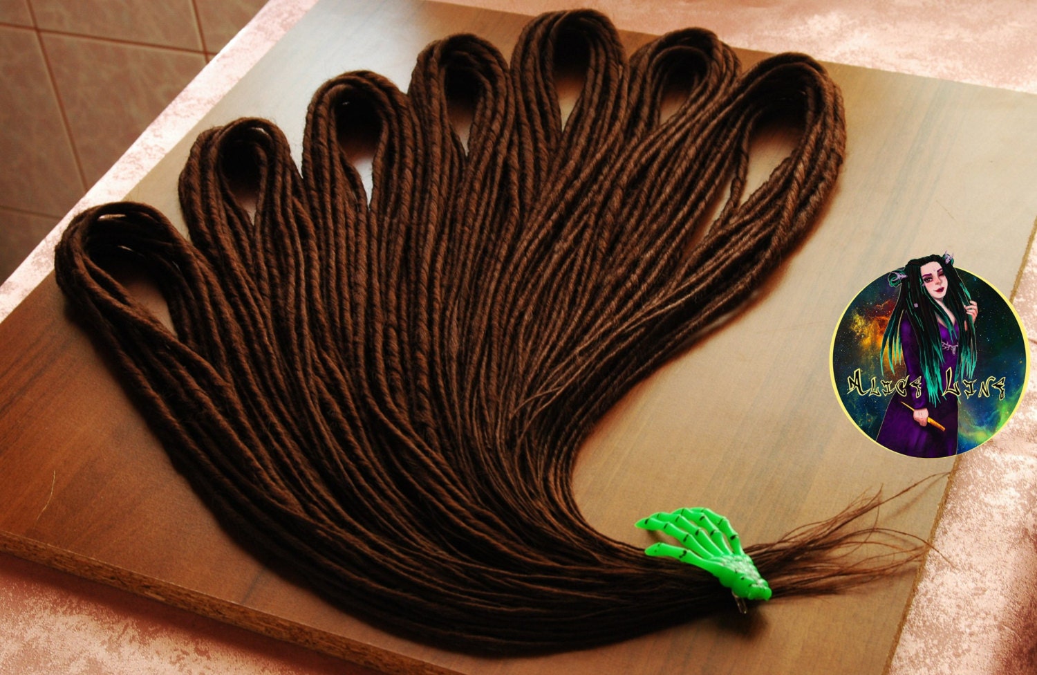 Set for Full Head Dreadlock Extensions of Synthetic Classic - Etsy