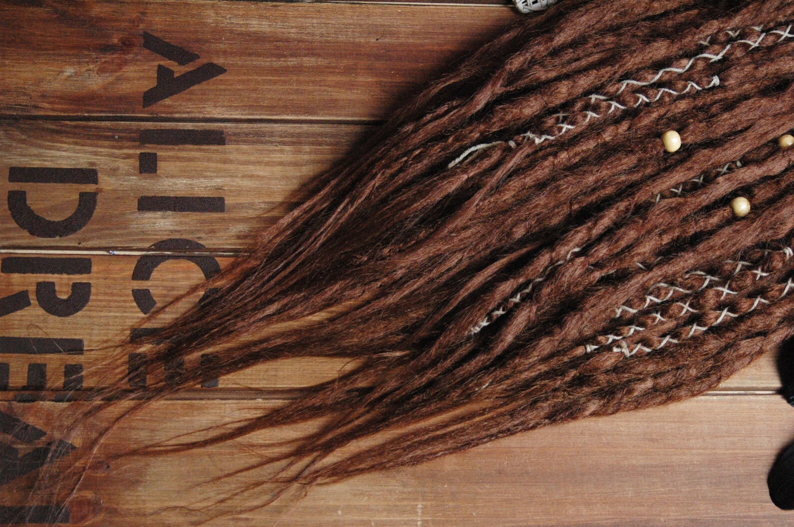 Set of Natural Look Synthetic Double Ended Dreads Accent | Etsy