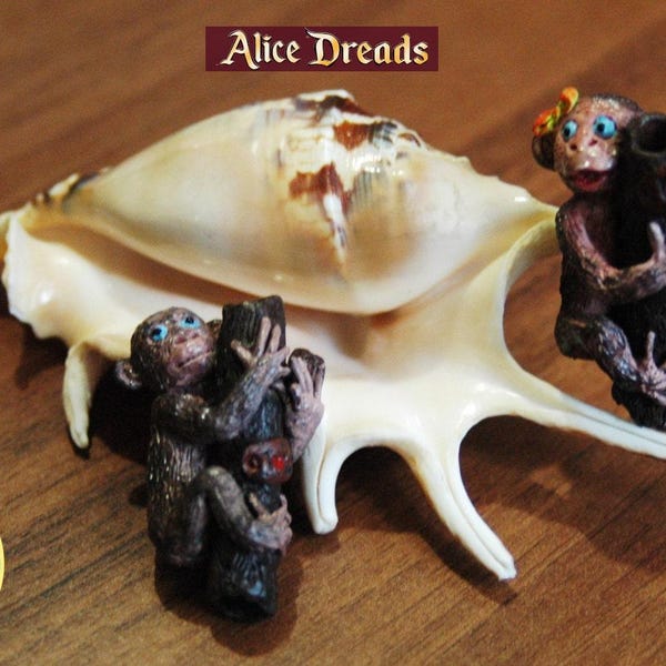 Monkey With Dreads - Etsy