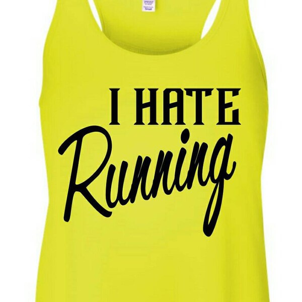 I Hate Running - Etsy