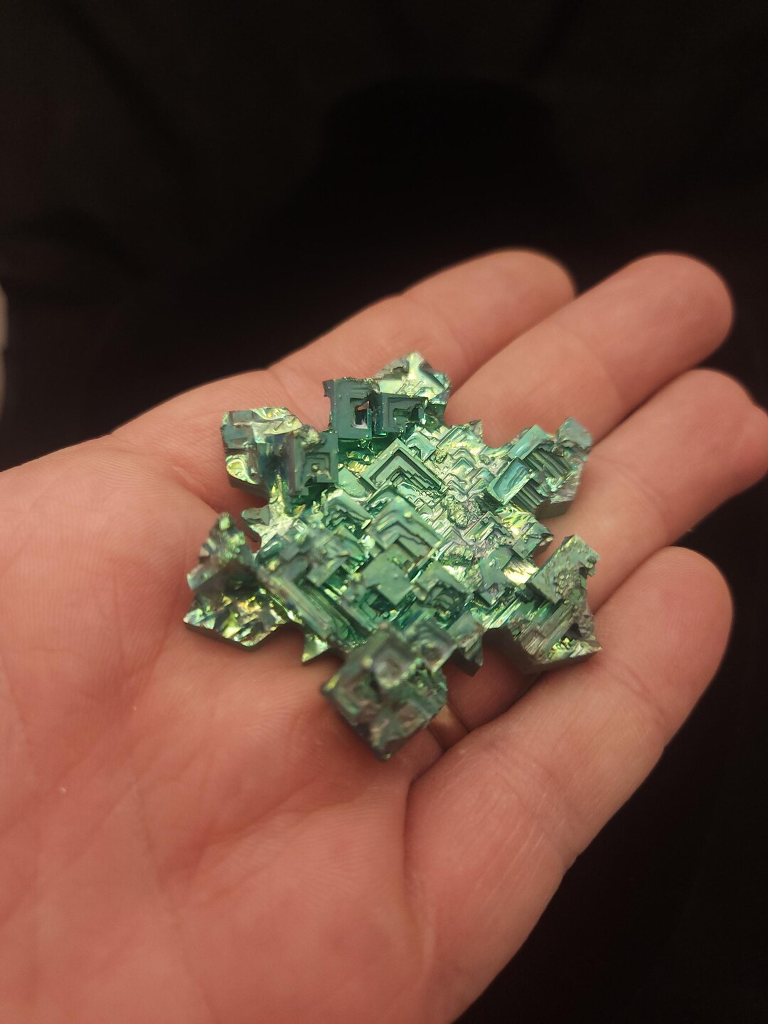 Bismuth Crystal Display Snowflake - Etsy