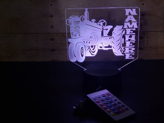 Farmer Tractor Lamp Tractor Light Tractor Decor - Etsy