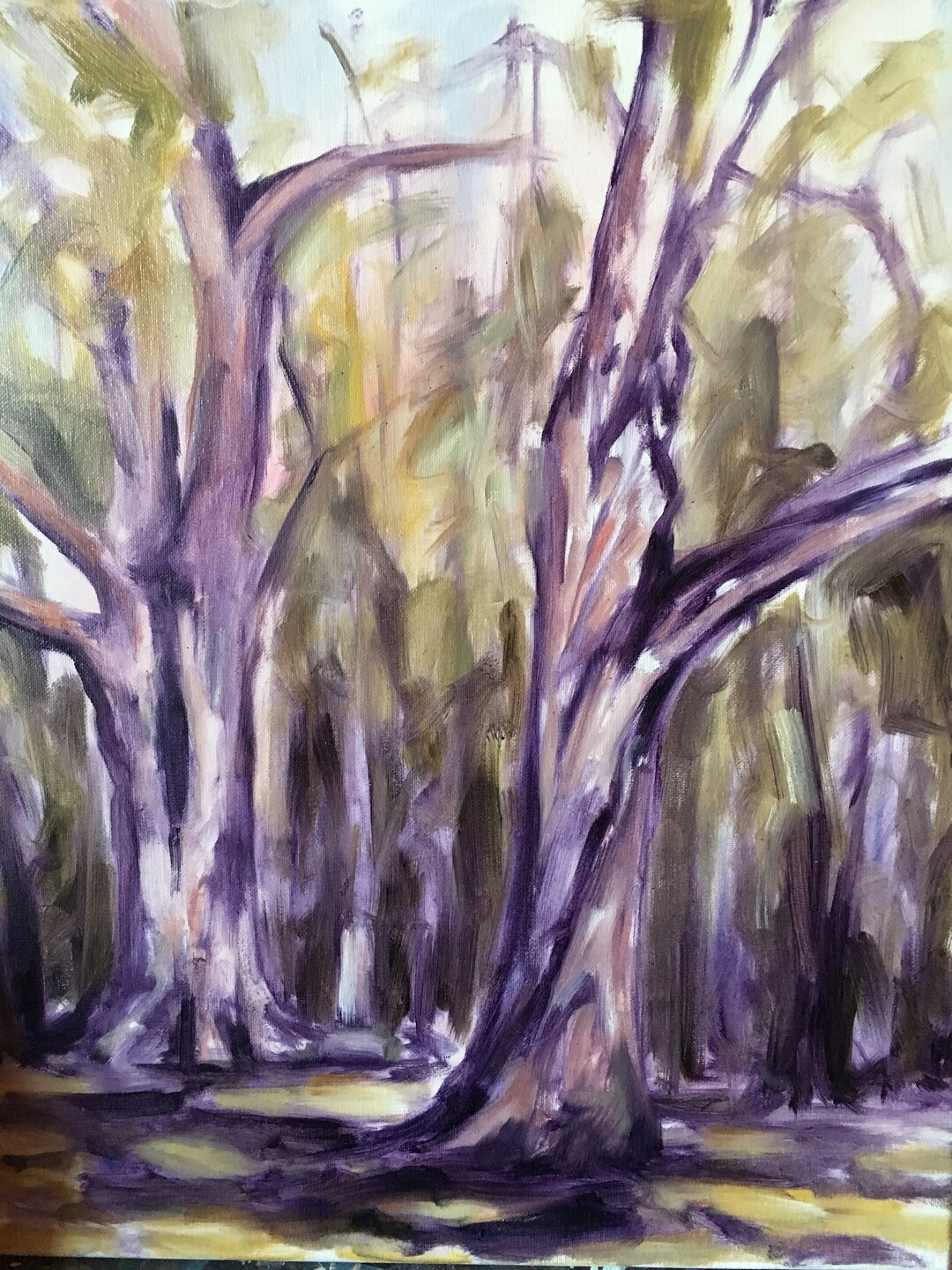 Purple Maples: Original Oil Painting - Etsy