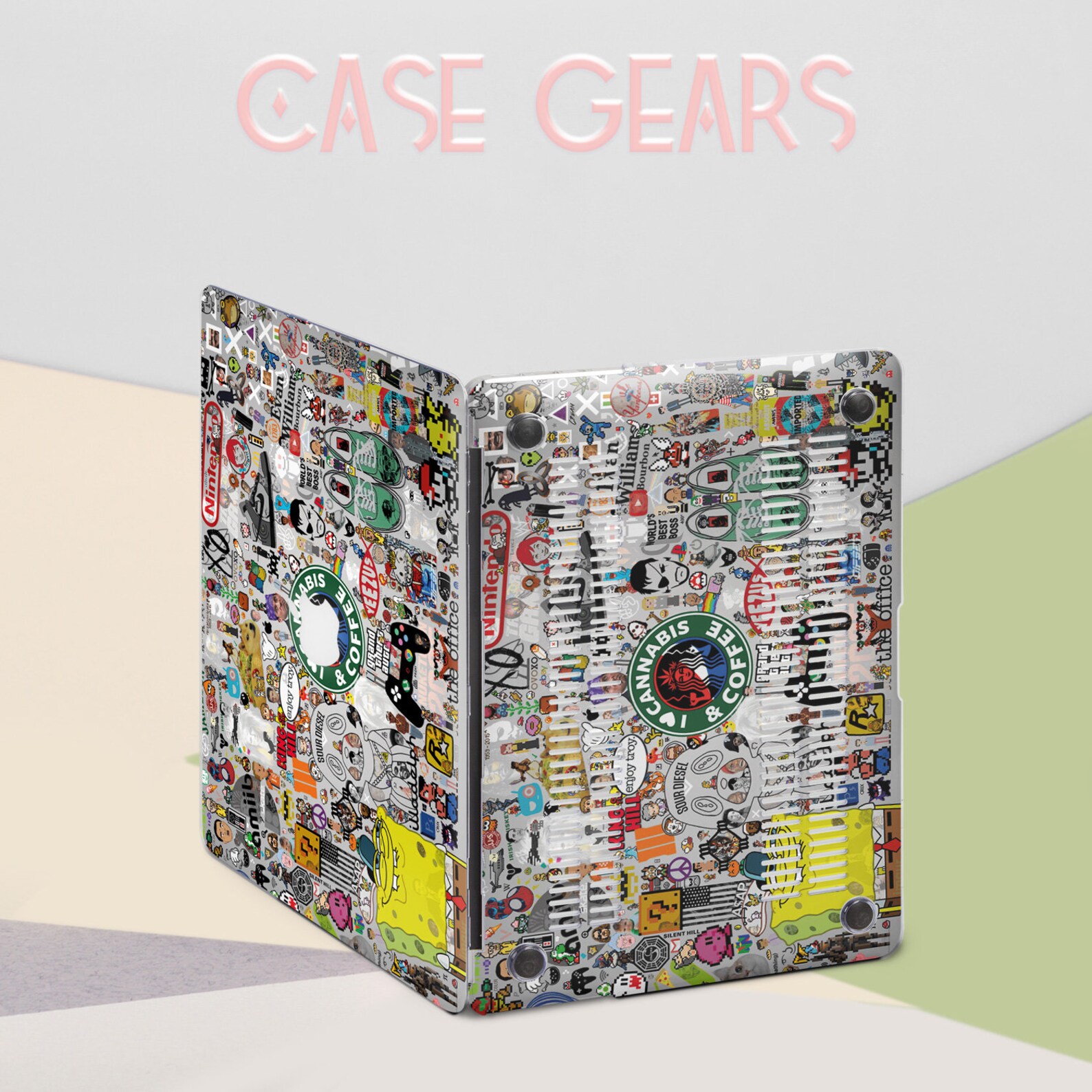 Cartoon Character Macbook Pro 16 Inch Case Sticker Macbook Air | Etsy