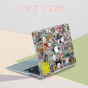 Cartoon Character MacBook Pro 16 Inch Case Sticker MacBook Air 13 Inch ...