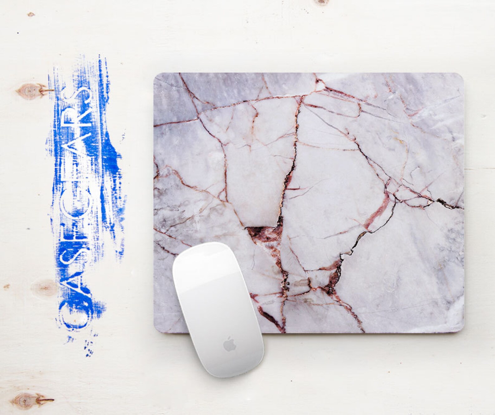 Stone Mouse Pads Mousepad Gray Marble Print Mouse Mat Mouse - Etsy España