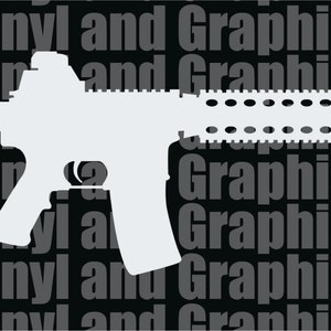 AR-15 Decal / Sticker - Very Detailed - AR15, M-16, M16, 2nd Ammendment ...