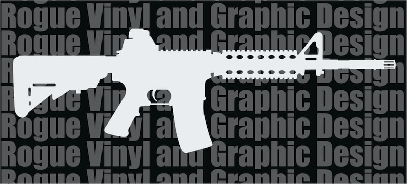 AR-15 Decal / Sticker Very Detailed AR15 M-16 M16 2nd - Etsy