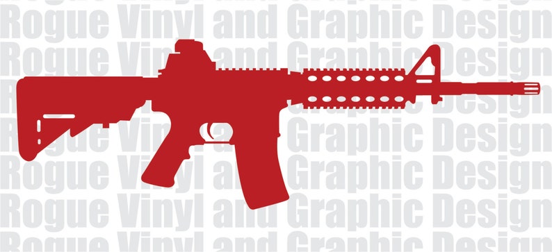 AR-15 Decal / Sticker Very Detailed AR15 M-16 M16 2nd - Etsy