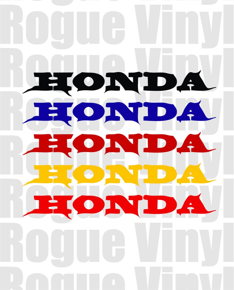 Honda Logo Decal / Sticker - High Quality - Etsy