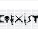 Coexist Vinyl Decal / Sticker, Guns, Punisher - Super High Quality - Etsy