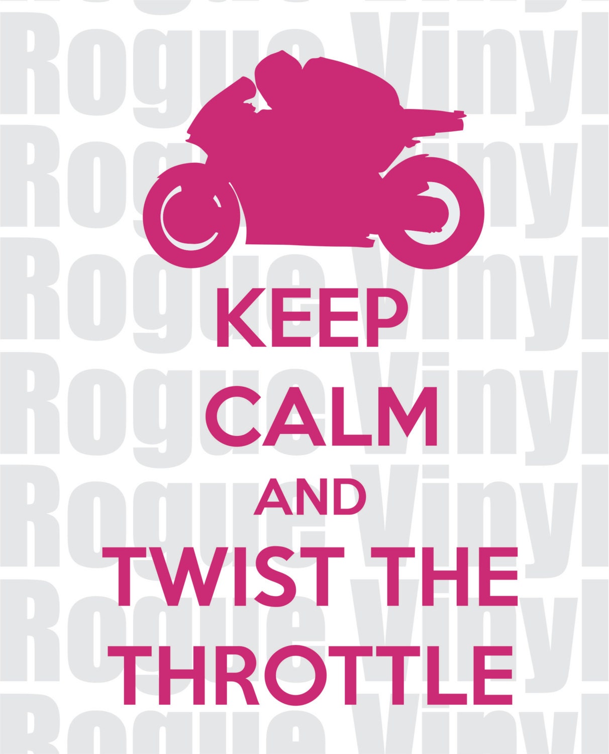 Keep Calm and Twist the Throttle Decal / Sticker Free - Etsy