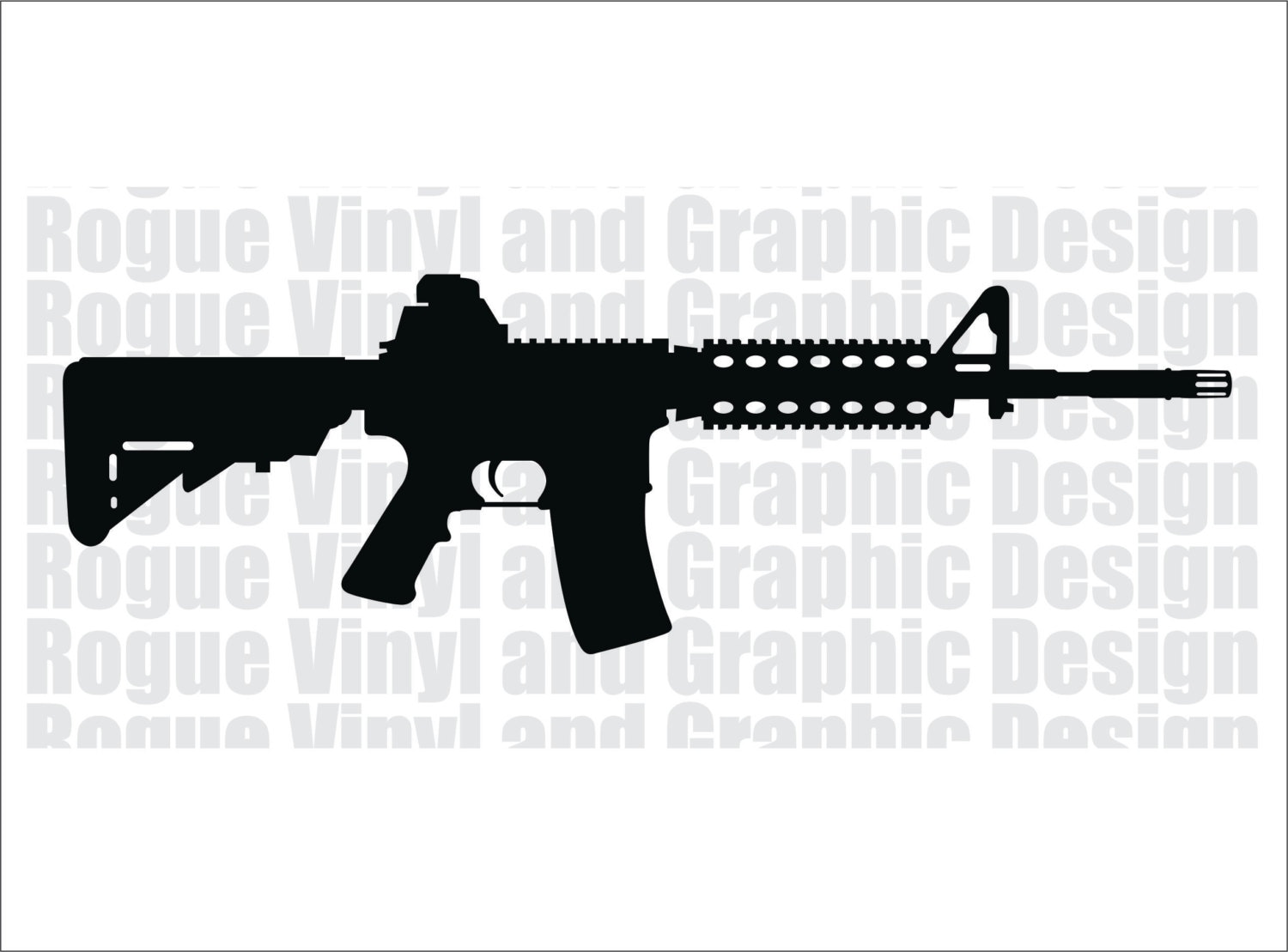 AR-15 Decal / Sticker Very Detailed AR15 M-16 M16 2nd | Etsy