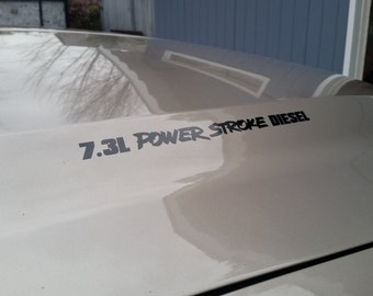 Powerstroke 7.3L Diesel Truck Decal Sticker Ford Turbo F250 F350 Window ...