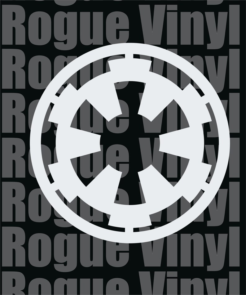 Galactic Empire Symbol Decal / Sticker Dark Side Star Wars - Etsy