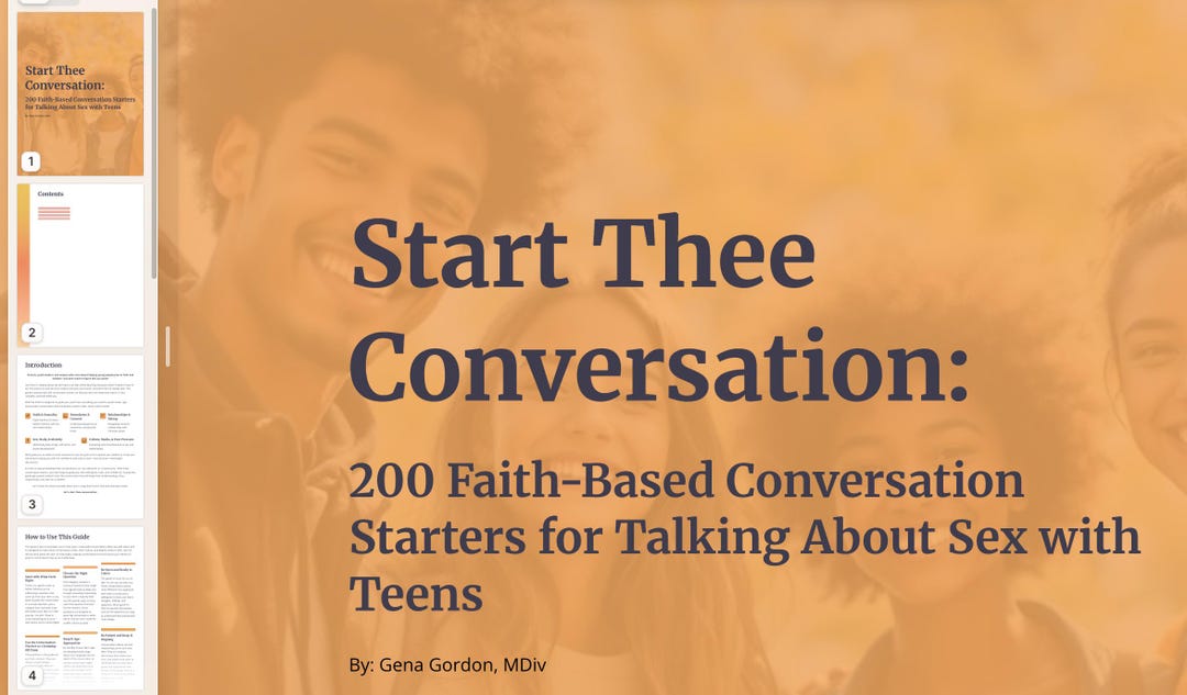 Start Thee Conversation: 200 Faith-based Conversation Starters for ...