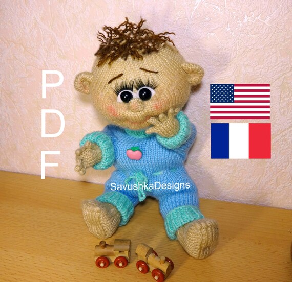 Baby Dennis Toy knitting pattern knit Doll amigurumi pattern | Etsy