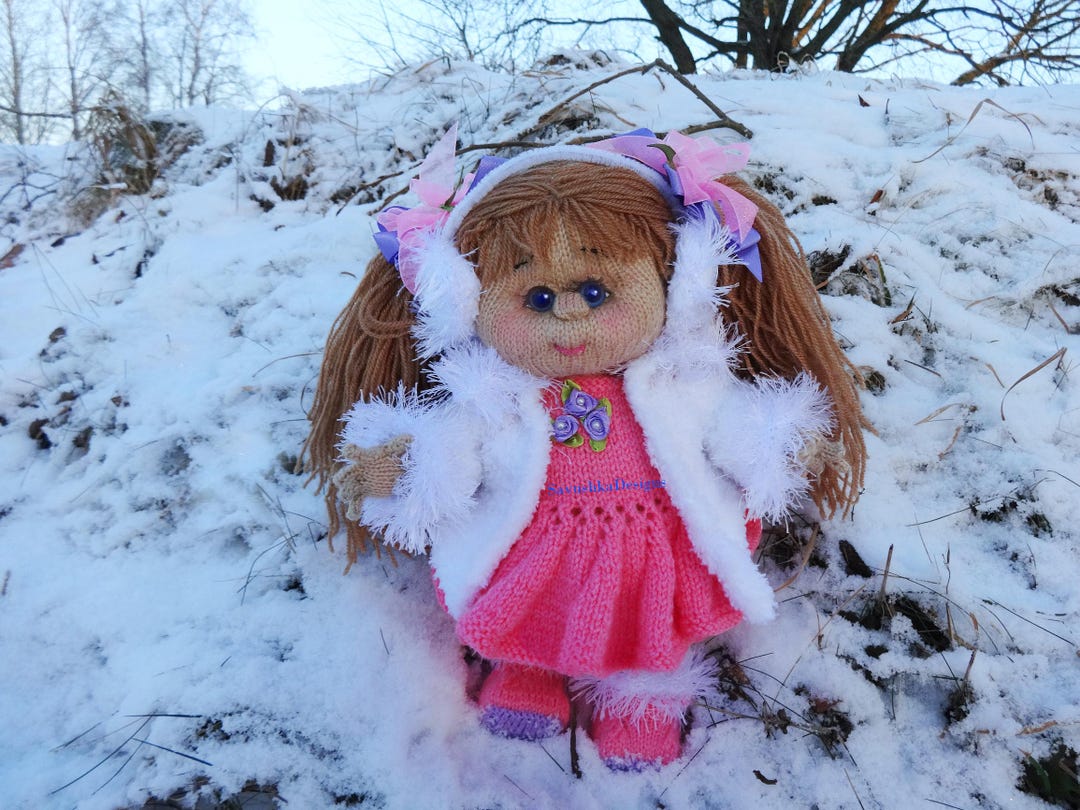 Knitted Doll Amigurumi Pattern, Toy Knitting Patterns - Etsy