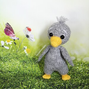 Goose Knitting Pattern PDF, Cute Gosling Amigurumi Tutorial, Spring ...