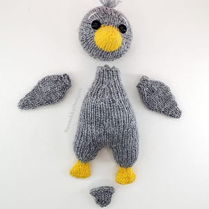 Goose Knitting Pattern PDF, Cute Gosling Amigurumi Tutorial, Spring ...