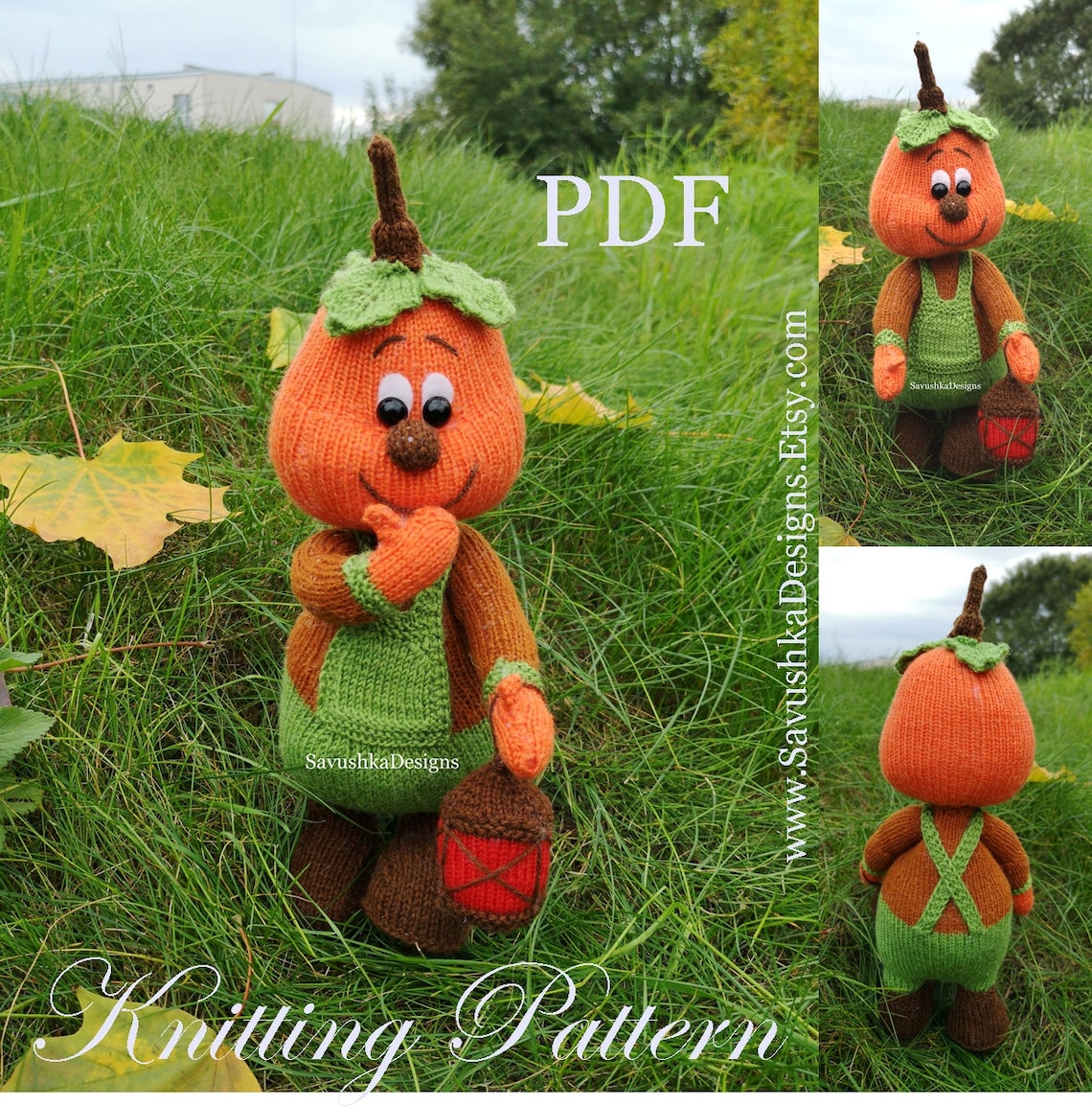 Pumpkin Doll Pattern Mr. Pumpkin With a Lantern Halloween - Etsy UK