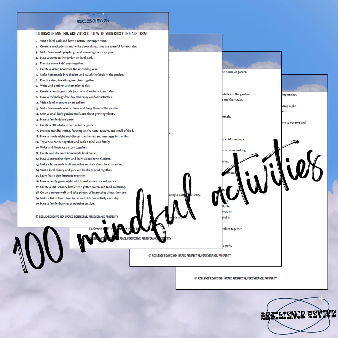 100 MINDFUL Things to Do in Half Term, Mindful Activites for Kids ...