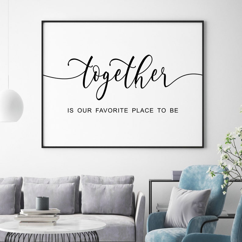 Together is Our Favorite Place to Be Living Room Printable | Etsy Together is Our Favorite Place to Be Living Room Printable | Etsy
