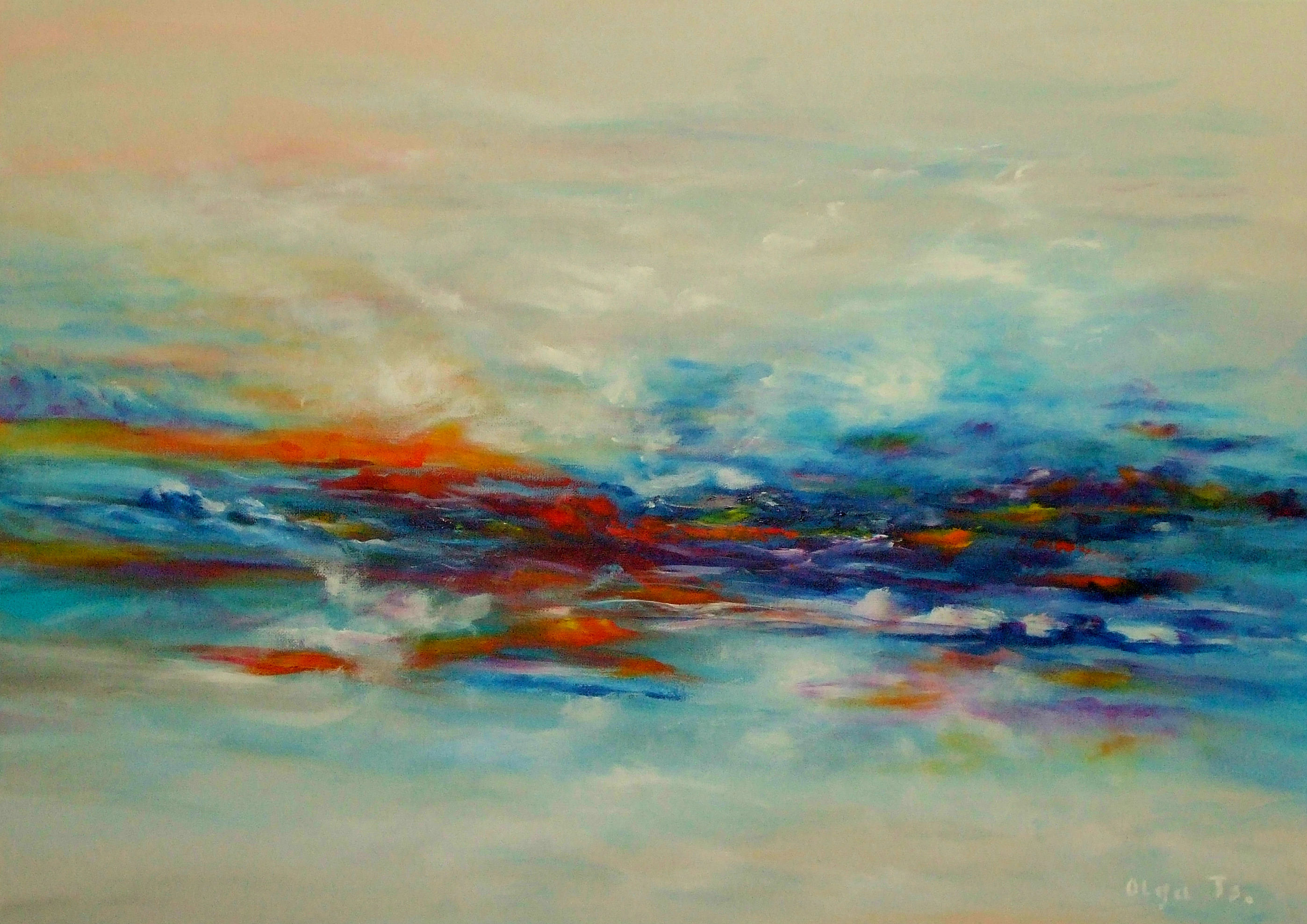 Gift for Husband Original Abstract Art Painting Gift for Mens - Etsy