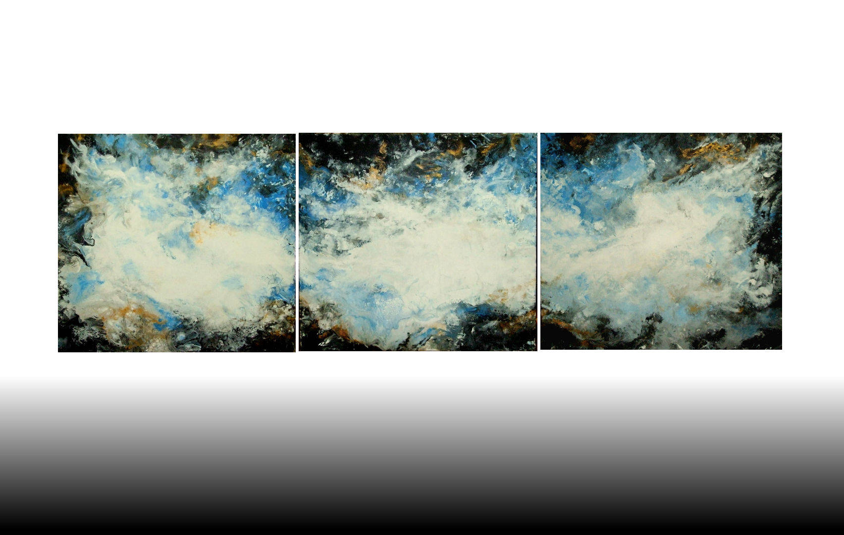 Triptych Art Large Abstract Painting Canvas New Home Gift for - Etsy