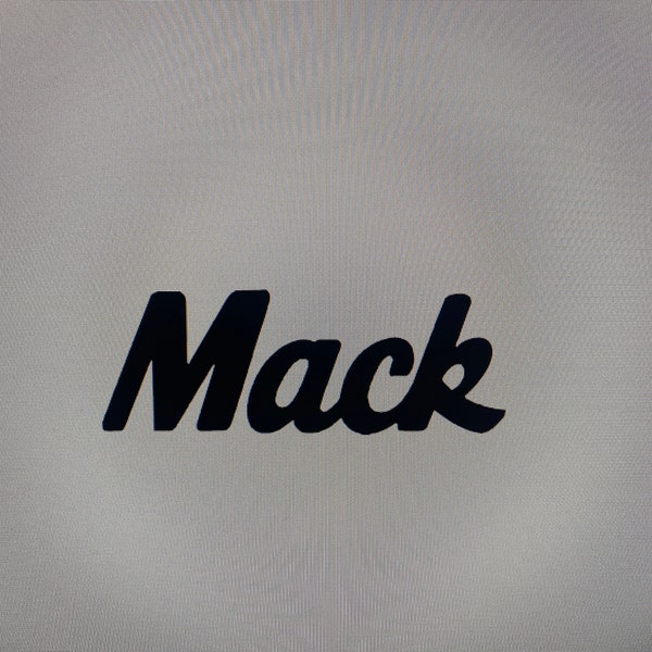 Mack Truck Decal - Etsy