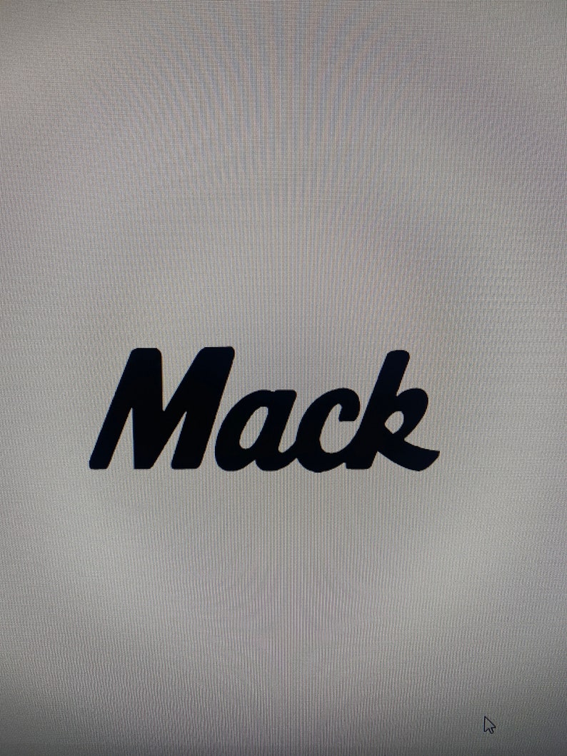 Mack Decal / Car and Truck Decals - Etsy