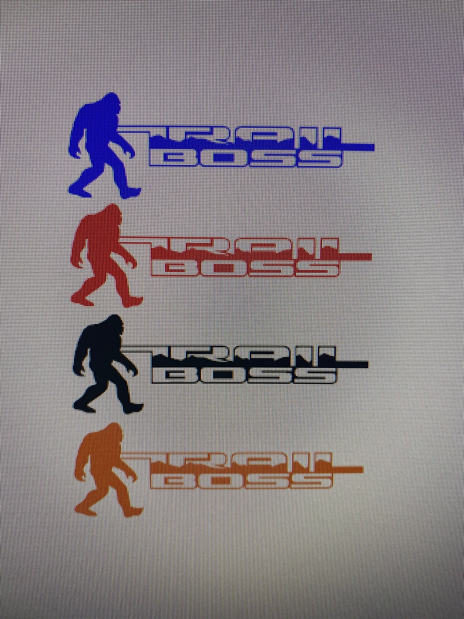 Trail Boss Decal / Decals / Big Foot Decal / Bigfoot Decals / Great ...